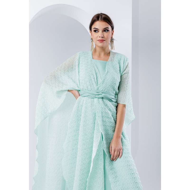 Mint Green Flowy Kaftan