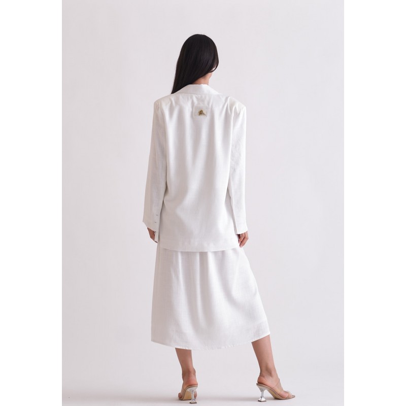 White 3 Piece Suit Set
