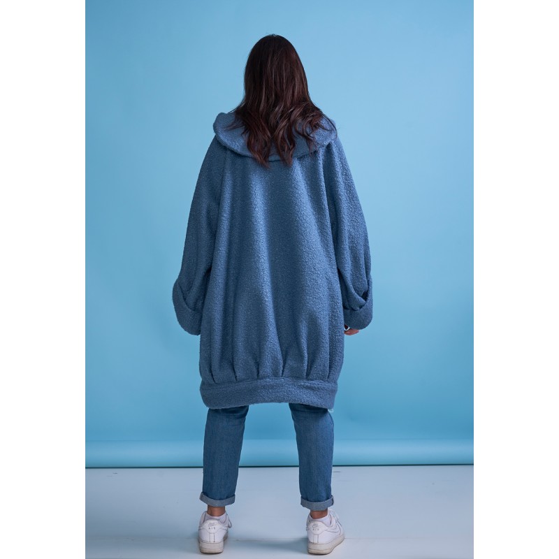 Blue Teddy Coat