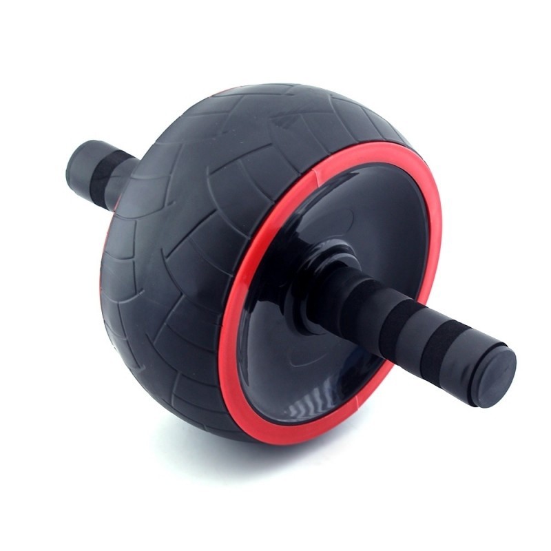 Hima Multifunctional Abdominal Exercise Wheel - Black & Red