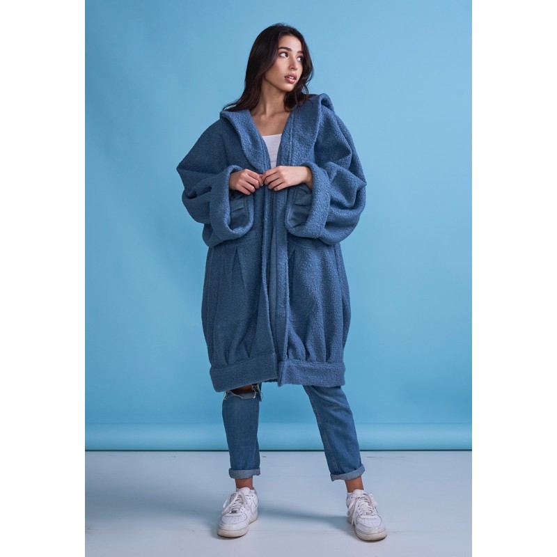 Blue Teddy Coat