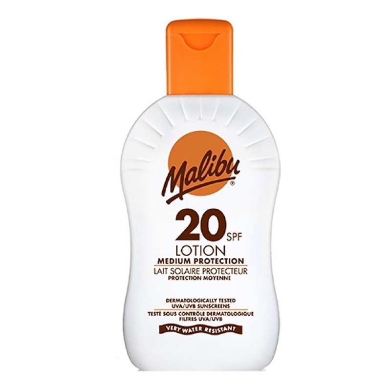 Malibu Sun Care Travel Set of 3: Sunscreen SPF20 100 ml + Lotion 100 ml ...