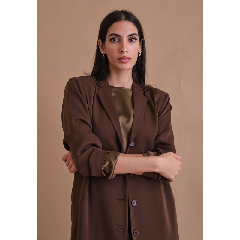 Chocolate Brown Soft Coat