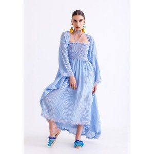 The Blue Bisht set